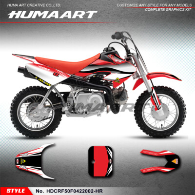 Motocross Complete Vinyl Sticker Decal Graphics Kit for CRF50F CRF 50F ...