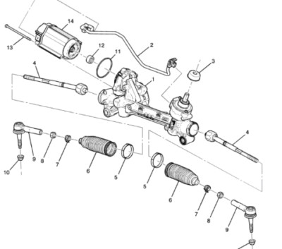 GENUINE HOLDEN CAPTIVA 2011-2018 TIE ROD | eBay