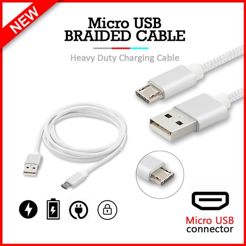 B2G1 Free Micro USB 6FT Braided Cable Cord for Phone Alcatel 1SE /3X ...