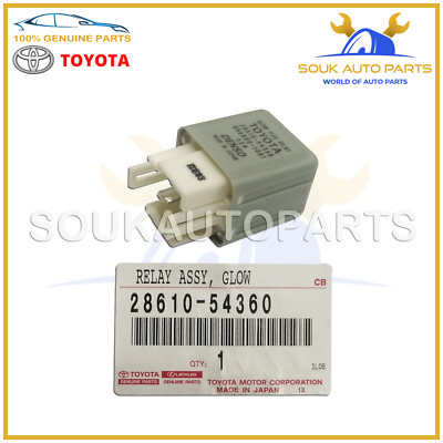 28610-54360 Genuine Toyota GLOW PLUG RELAY ASSY 2861054360 OEM | eBay ...