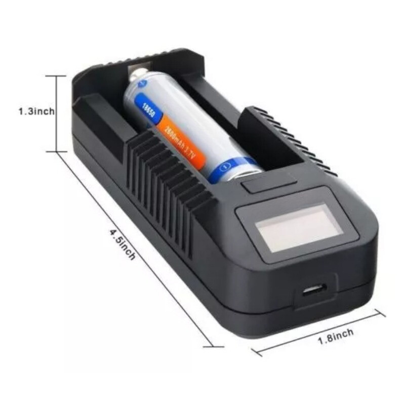 Single Battery Charger * 26650,18500,17670,16340 * 3.7v Lithium Battery ...