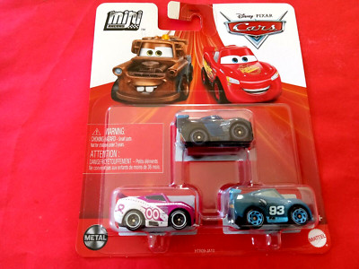 DISNEY PIXAR CARS MINI RACERS FLIP DOVER NICK SHIFT STORM 3 PACK | eBay