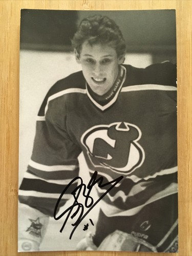 Vintage NJ Devils Sean Burke Autograph Postcard | eBay