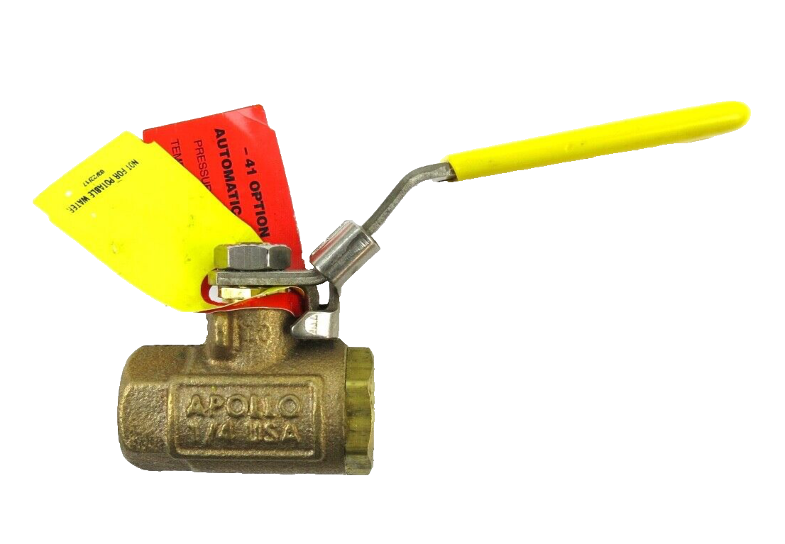 Apollo - Dixon 1/4" NPT Bronze Ball Valve w/ SS Locking Handle ...