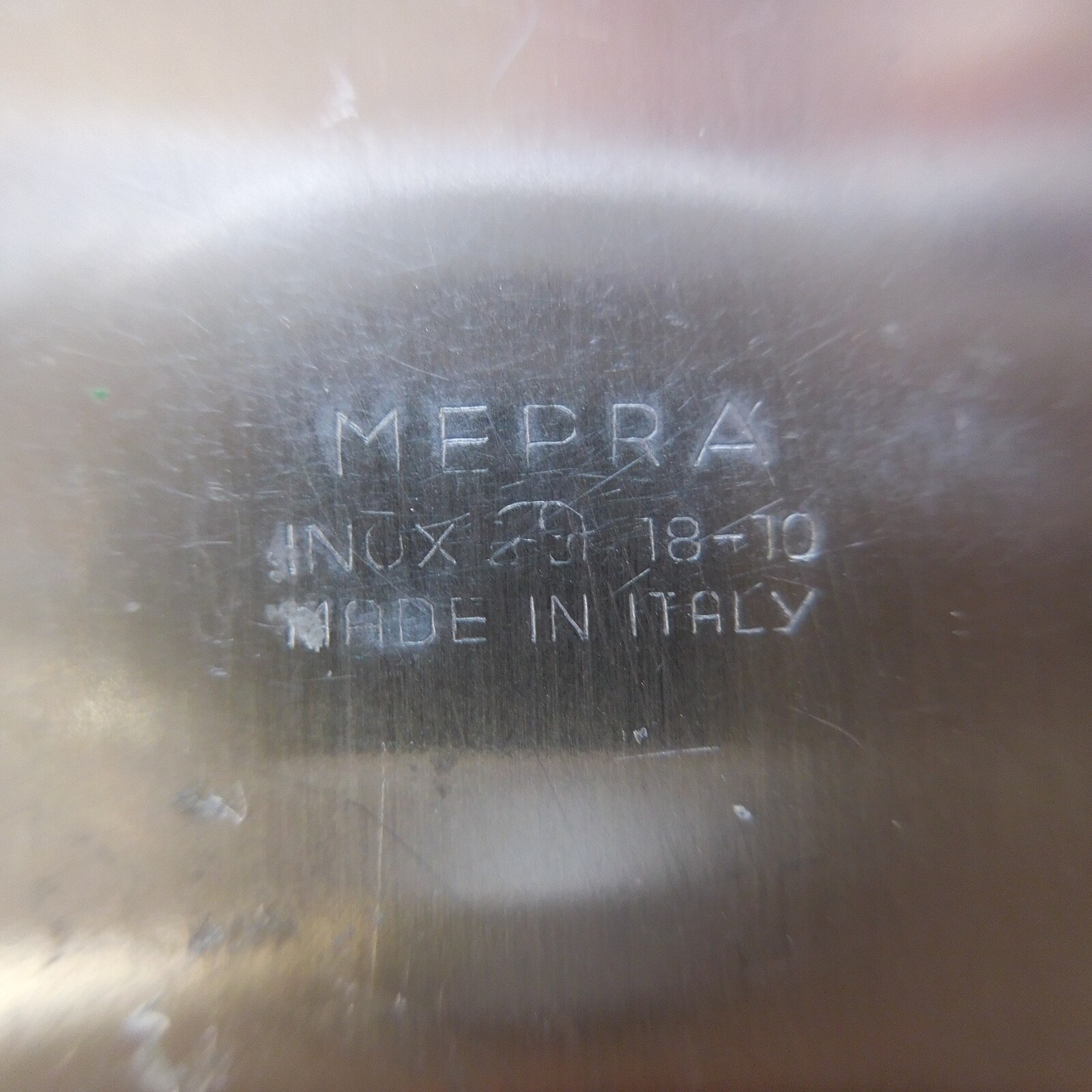 N9238 Métal inox 18-10 MEPRA Italie plateau serviteur vide-poche design ...