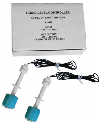 ==2 LIQUID LEVELS==Water Controller Sensor Float Switch Tank1 | eBay