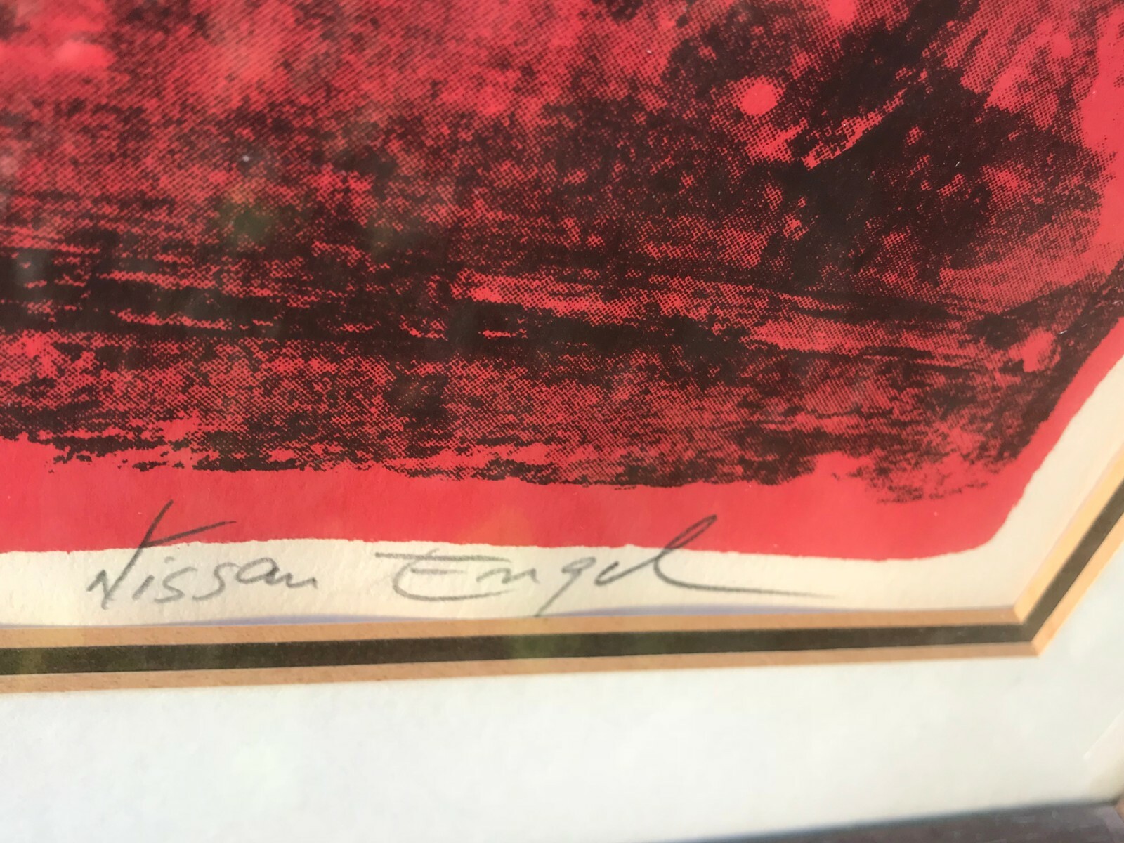NISSAN ENGEL *Horsemen* ABSTRACT MODERN SIGNED LITHOGRAPH Vintage Rare ...