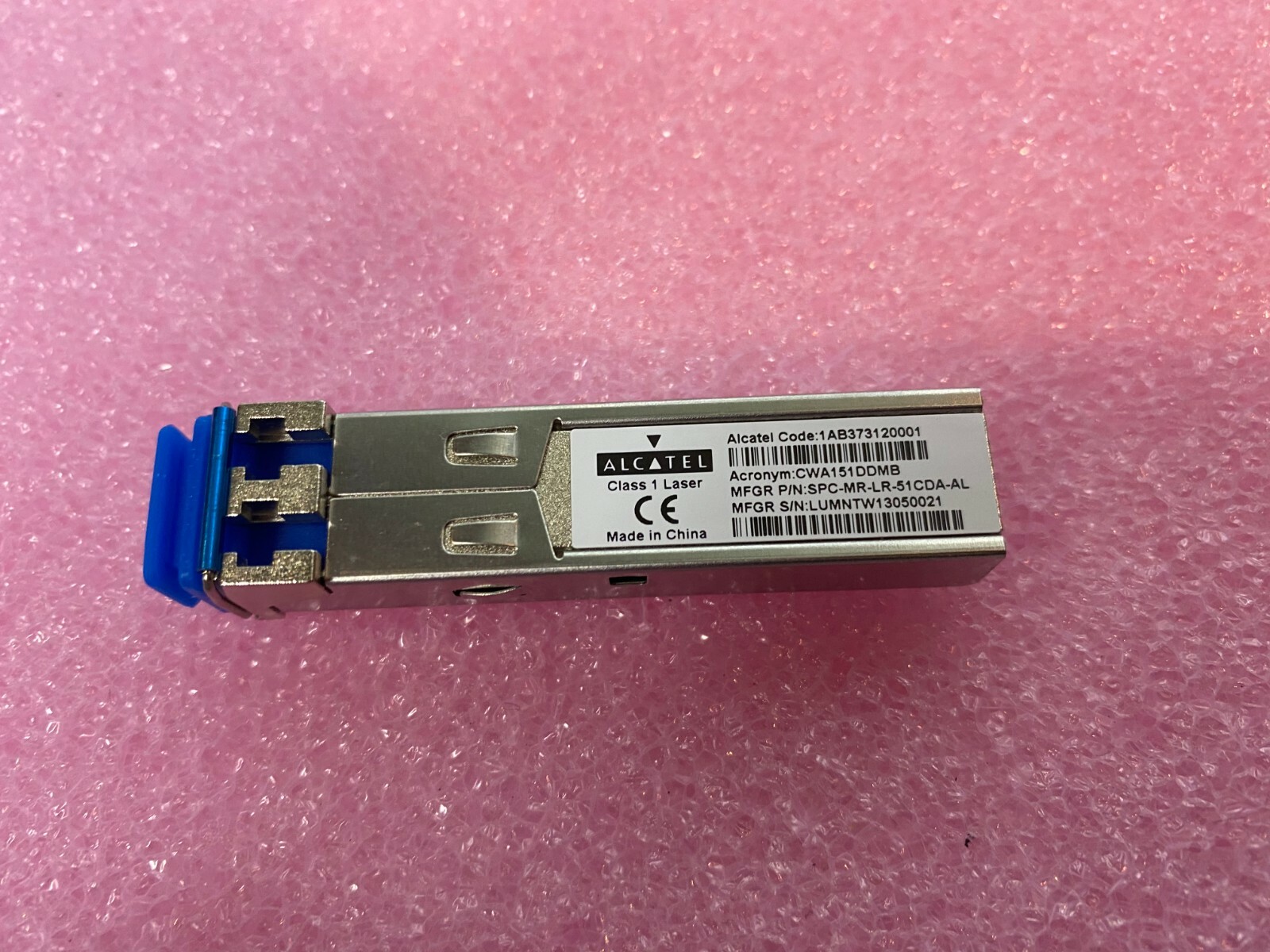 Alcatel-Lucent 1AB373120001 SFP ULH OSC OC48 Multi-Rate 80km 1511nm ...