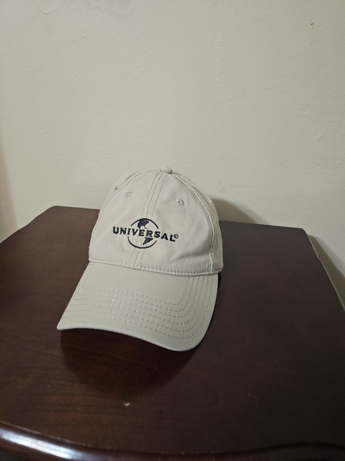 Universal Studios Hat Tan Embroidered Adjustable - Gem