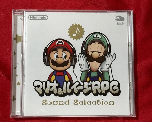 Nintendo Mario & Luigi RPG Sound Selection CD Club Nintendo Japan Rare ...