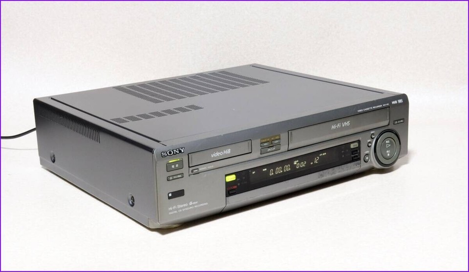 Sony WV-H5 Hi8 8mm VHS VCR Video Deck Player NTSC | eBay