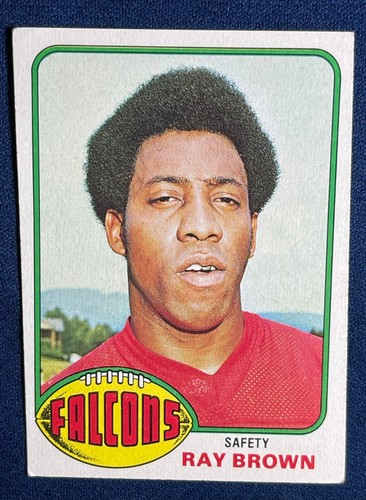 1976 TOPPS #307 RAY BROWN (ATLANTA FALCONS) FOOTBALL CARD | eBay