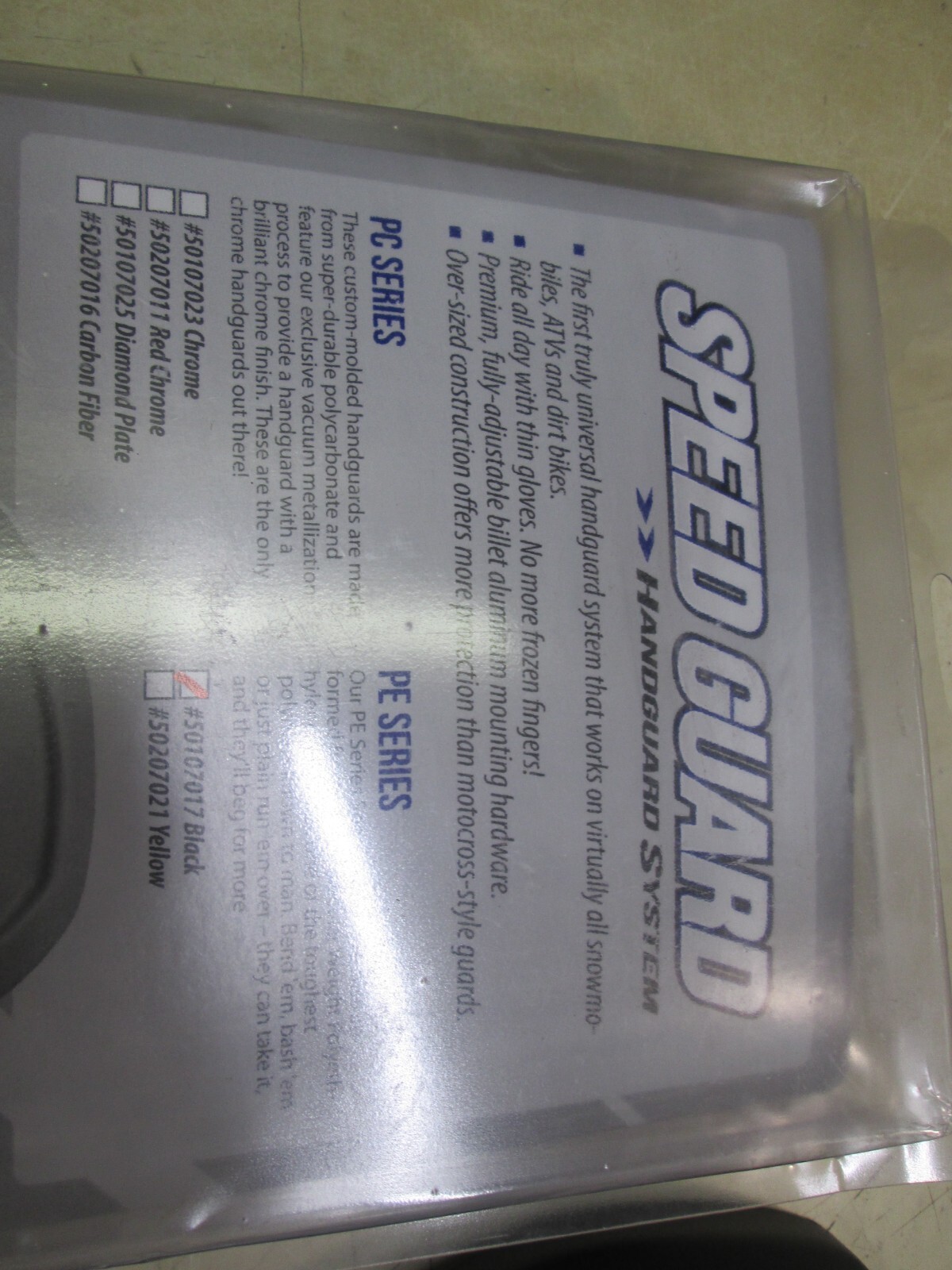 SPORTECH SPEEDGUARD HAND GUARD SET + ALUM MOUNT SLEDS MX ATV MOTORCYCLE ...