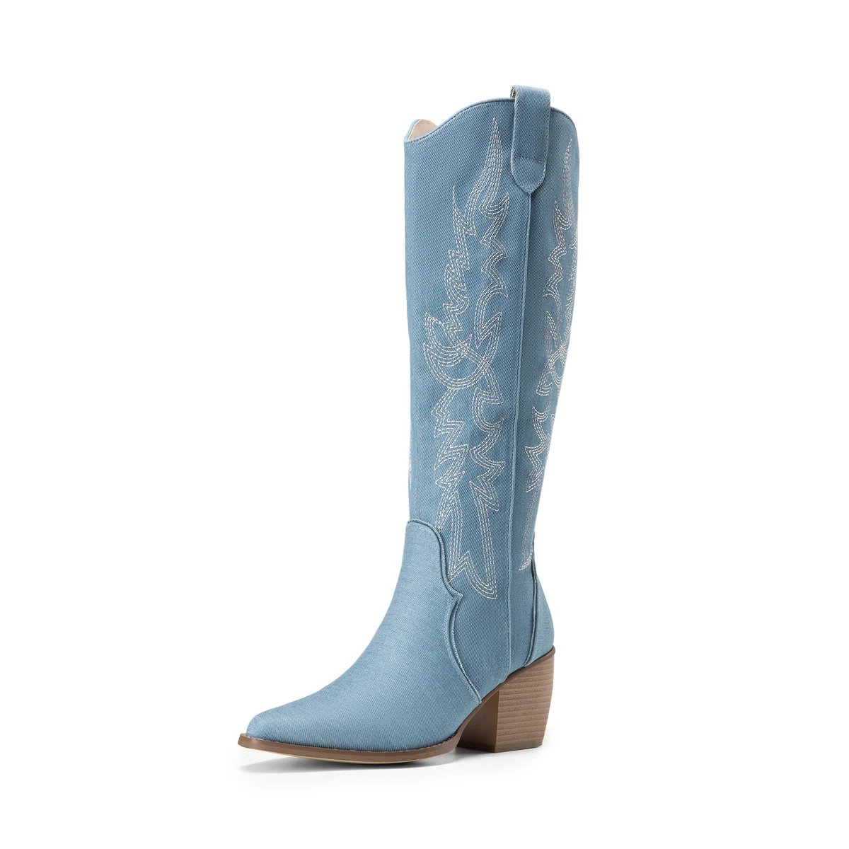 Botas Altas Hasta La Rodilla De Color Azul Marino