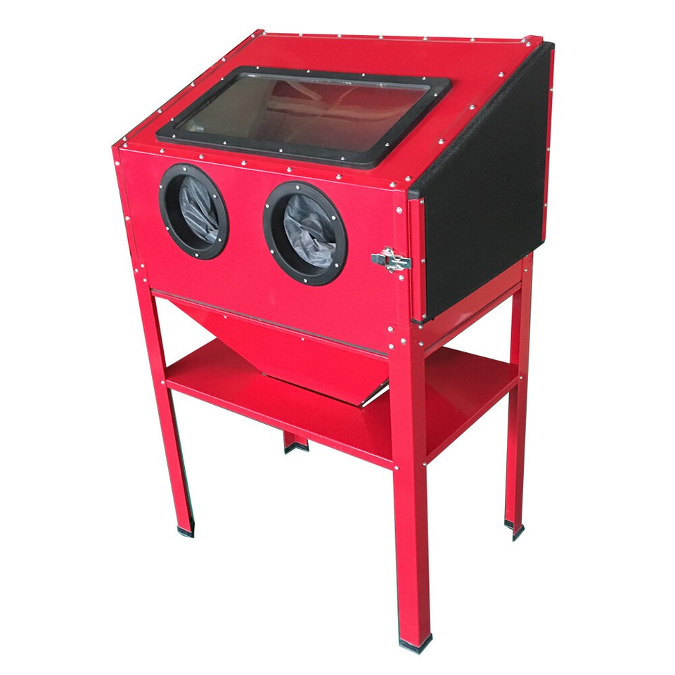 Abrasive Air Sand Blasting Blaster Blast Cabinet Glass Bead Media 60 ...