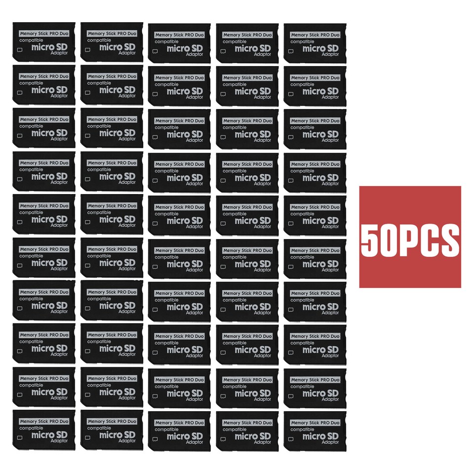 Lot Sony and PSP Series Micro SD SDHC TF to Memory Stick MS Pro Duo PSP ...