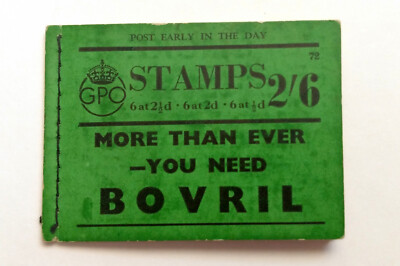 Great Britain 1940 2/6d Booklet Edition 72 WW2 GPO Stamps | eBay