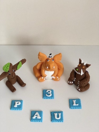 Unofficial Gruffalo Zog Stickman personalised birthday cake topper ...