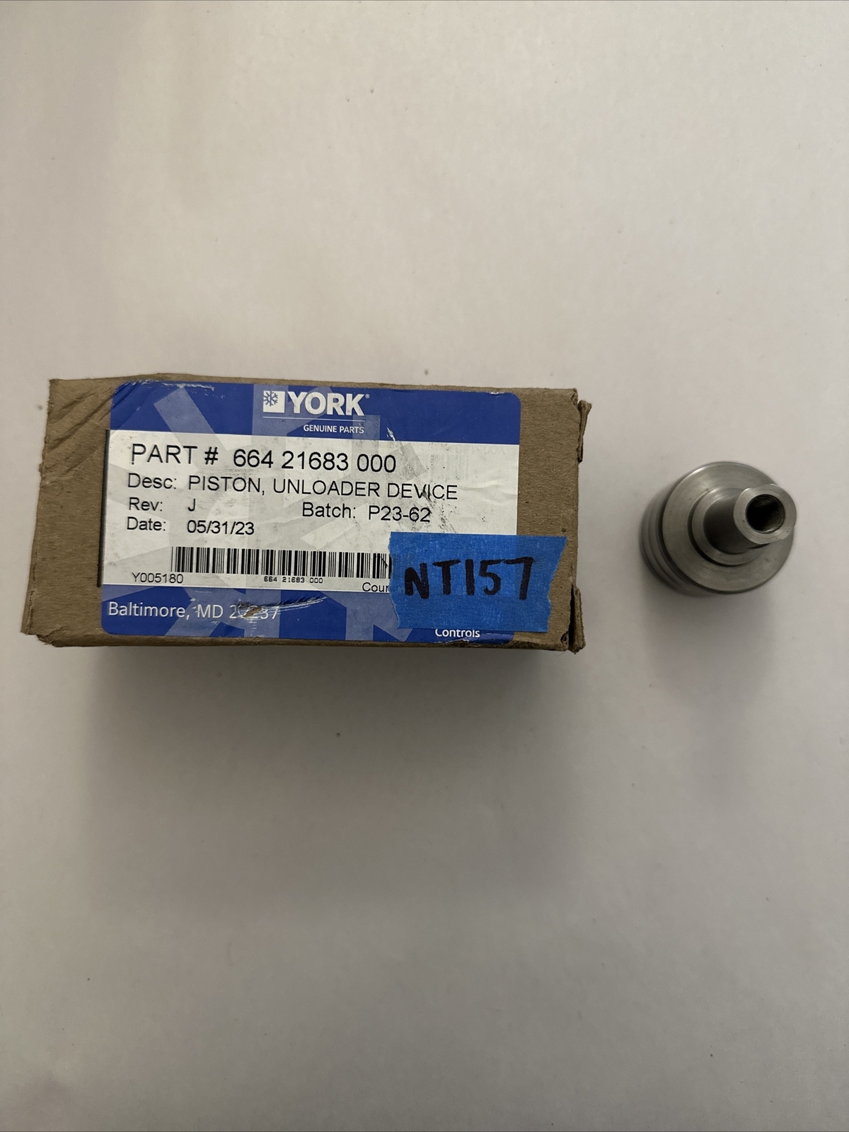 NEW York Piston, Unloader Device 664-21683-000 | NT157 | eBay
