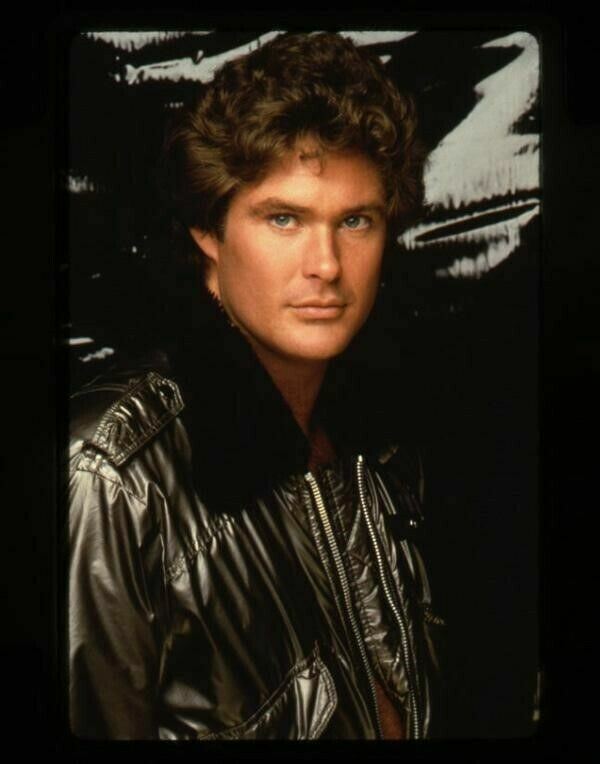 David Hasselhoff Knight Rider portrait photo shoot Original 35mm ...