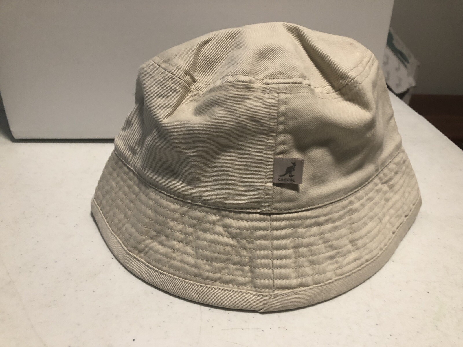 KANGOL Bucket Hat Cap Fishing Cap Tan Cap Small Dirt… - Gem