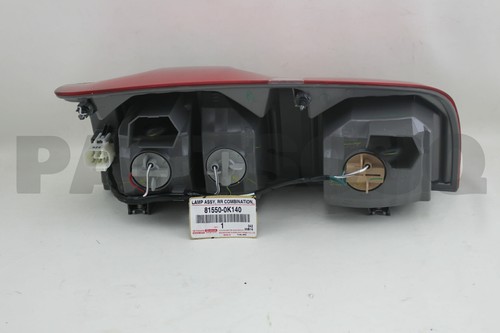 815500K140 Genuine Toyota LAMP ASSY, REAR COMBINATION, RH 81550-0K140 ...