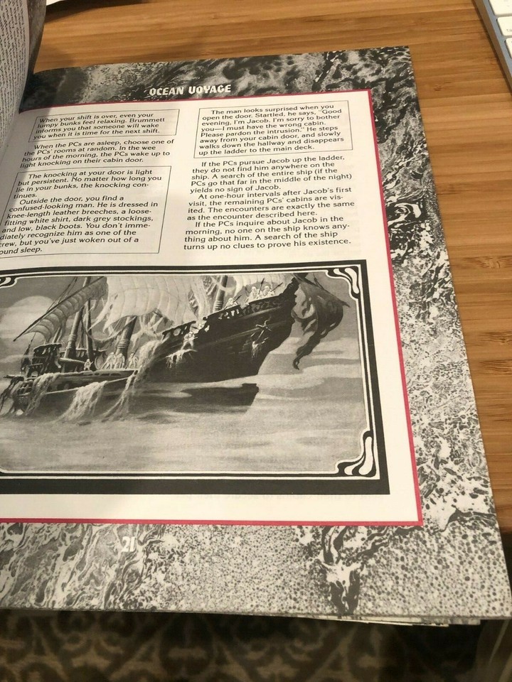 TSR Ravenloft RA2 Ship Of Horror 9321 Advanced Dungeons & Dragons ...