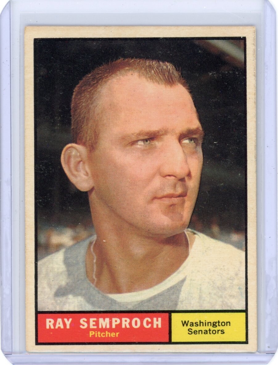 1961 TOPPS RAY SEMPROCH #174 WASHINGTON SENATORS EX EXCELLENT | eBay