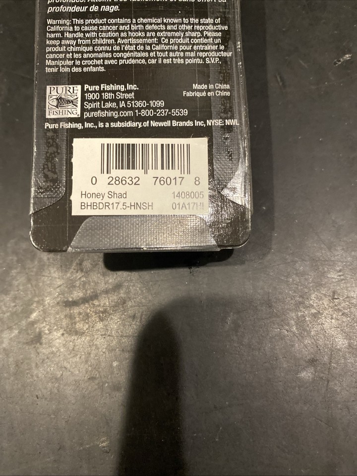 Berkley Dredger 17.5 3/4oz 2 3/4” Honey Shad | eBay