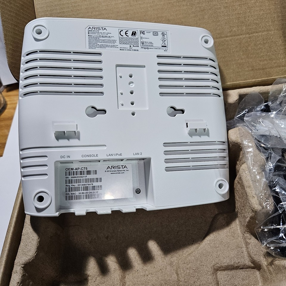 Arista OEM AP-C75 Access Point W/Internal Antennas Open Box | eBay