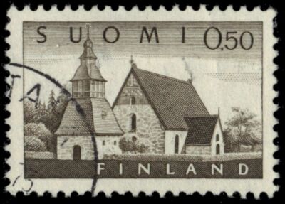 FINLAND 407 - Architecture "Lammi Church" (pb18004) | eBay