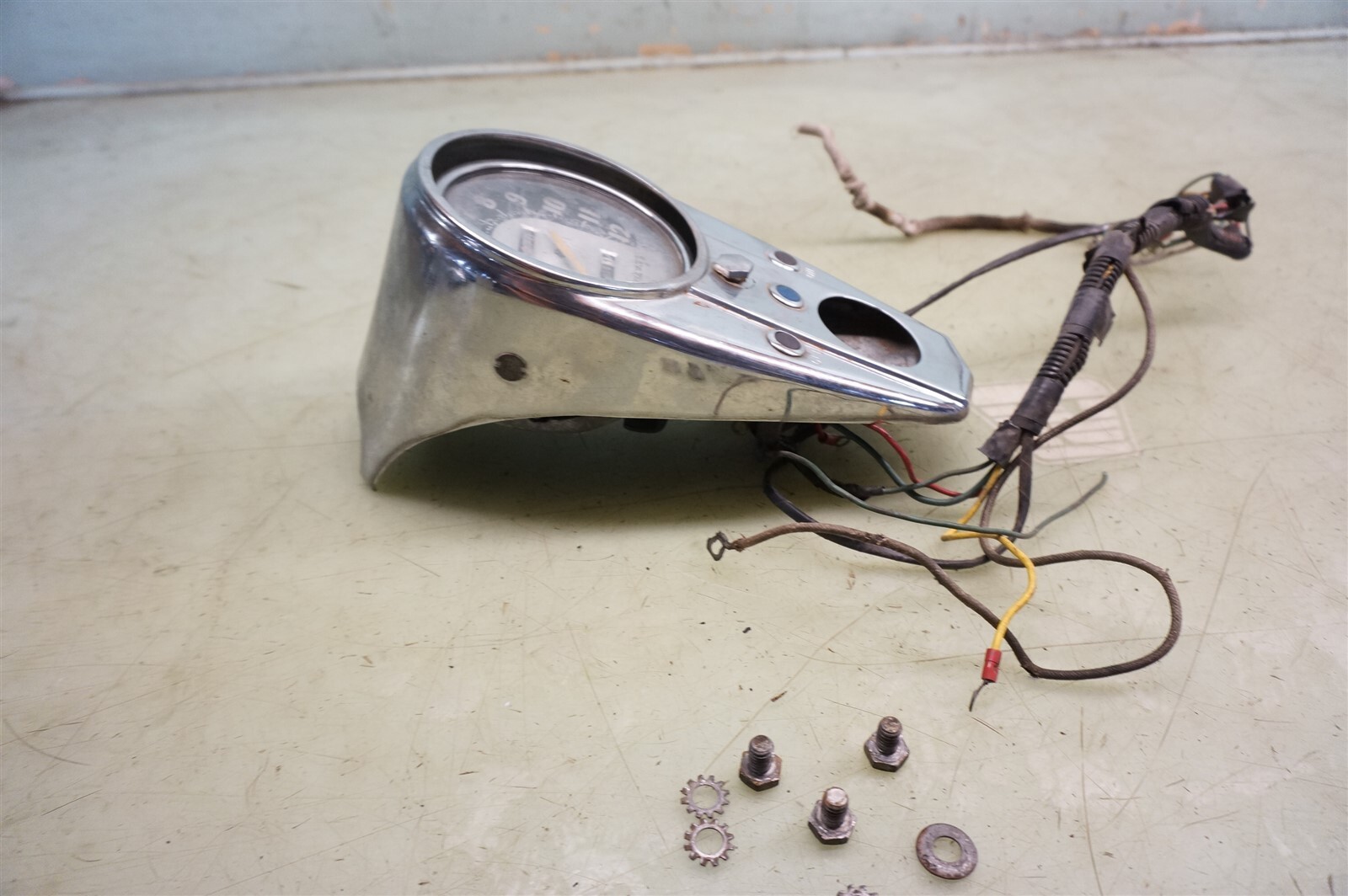 1964 Harley EL FL FLH Panhead Knucklehead Duoglide Duo OEM Dash ...