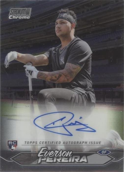 2024 Topps Stadium Club - Chrome Autographs Everson Pereira #SCCA-EP ...