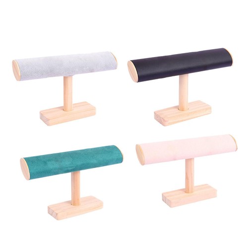 Wooden Bracelet Bangle Holder Jewelry Stand for Necklace for Desktop ...