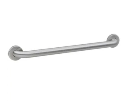 Bobrick 42 inch Straight Grab Bar Satin Stainless Steel B-5806.99x42 G5 ...