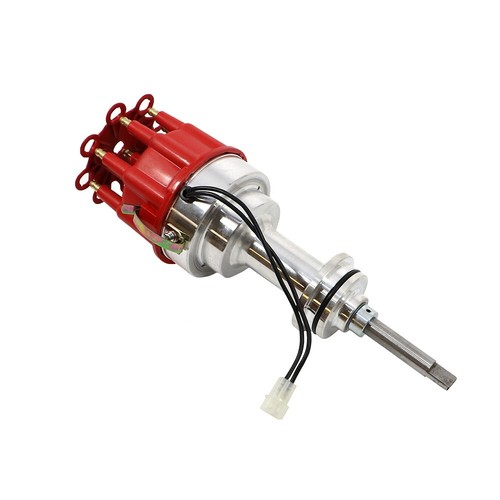 Small Block Mopar 273 318 340 360 Pro Billet Series Distributor Red Cap ...