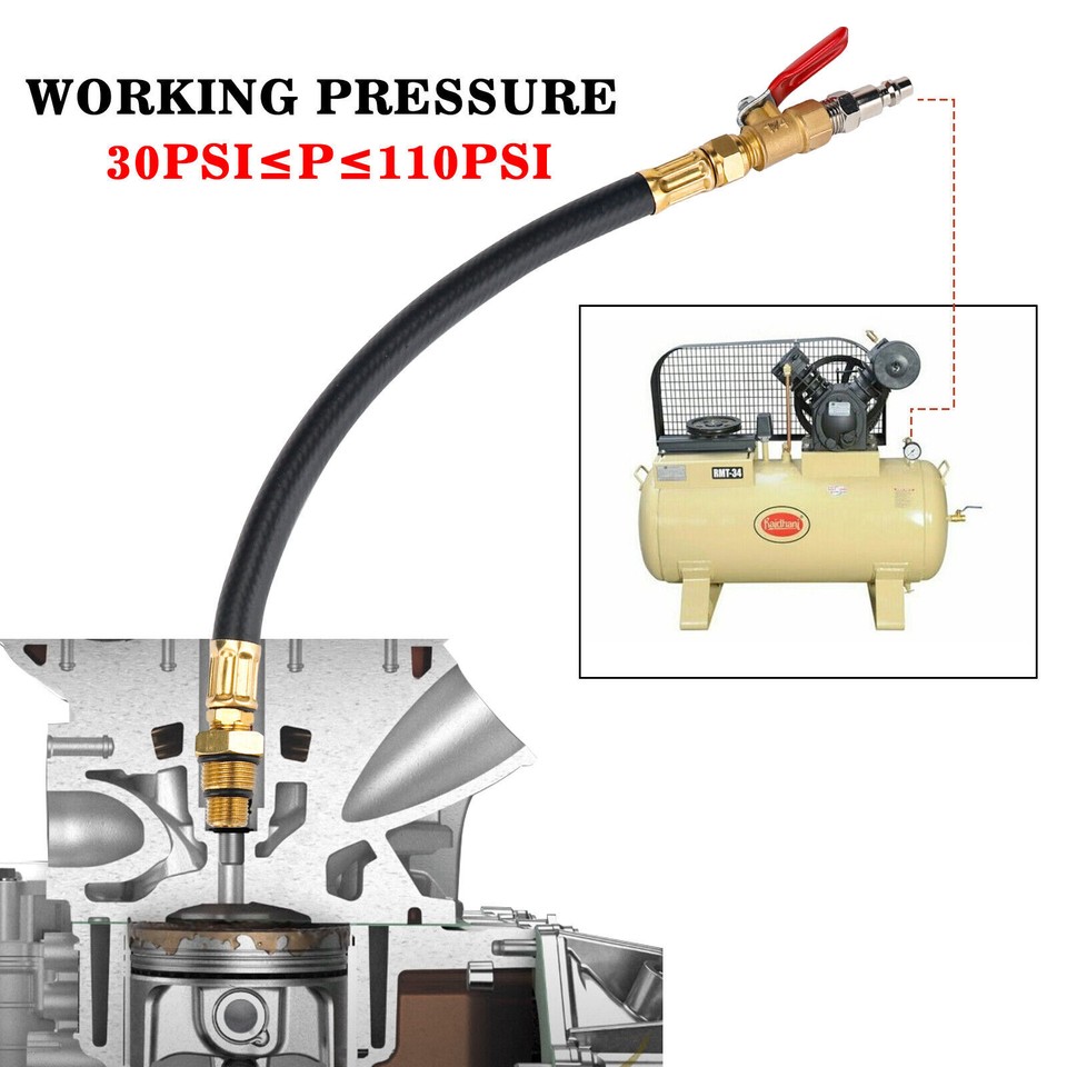 LS Engine Valve Spring Compressor Tool & Air Holding Hose For GM LS1 ...