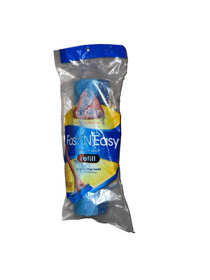 O-Cedar Fast 'N Easy Roller Mop Refill Angled Mop Head 8.5" Brand New ...