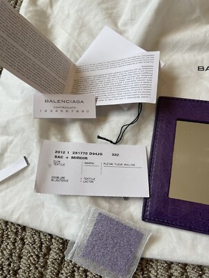 Balenciaga City Gold Studs Purple Satchel Lambskin New Bag Balenciaga City Gold Studs Purple Satchel Lambskin New Bag