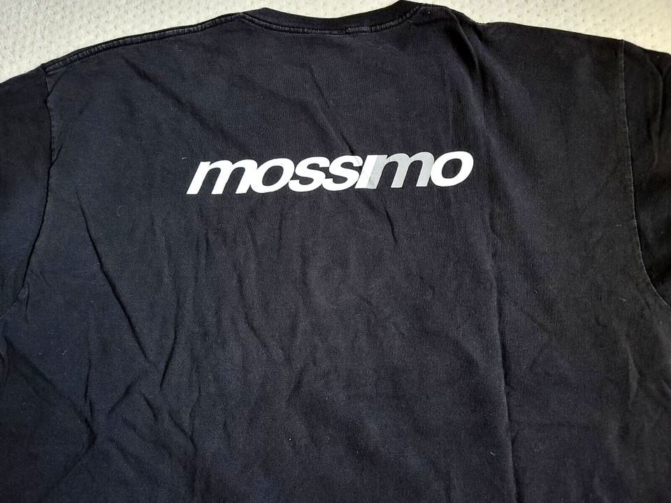 Vintage MOSSIMO Logo Limited Edition Graphic Men’s Black T Shirt Made ...