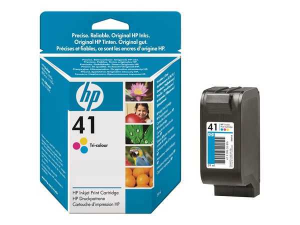 Genuine Original HP 41 Inkjet Cartridge Tri-colour 39ml Hp51641a for ...