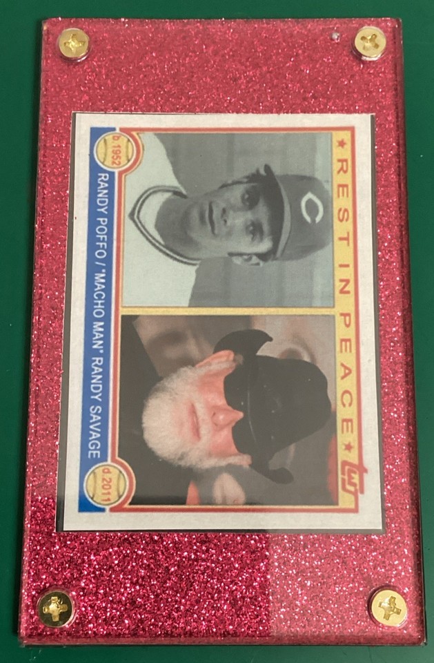 RANDY 'MACHO MAN SAVAGE' POFFO ~ 1983 Topps ~ Rest in Peace ~ | eBay