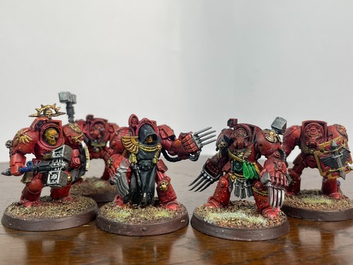 assault terminators Blood Angel Space Marines Warhammer40k GW Painted ...