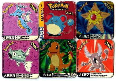 STAKS MAGNET AIMANT POKEMON Lot de 6 Un peu usés Lot N° A6-73 | eBay