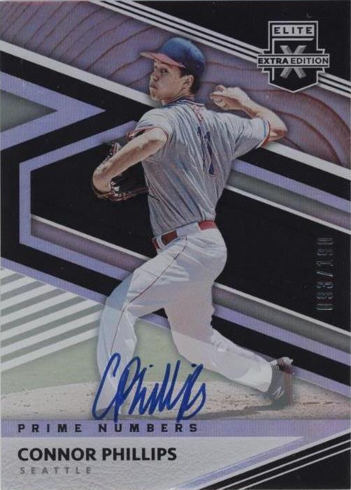 2020 Panini Elite Extra Edition - Connor Phillips #64 Prime Numbers a ...