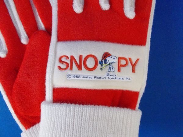 Unused Tagged Snoopy SNOOPY Children s Gloves 7 8 Years Old Sanrio ...