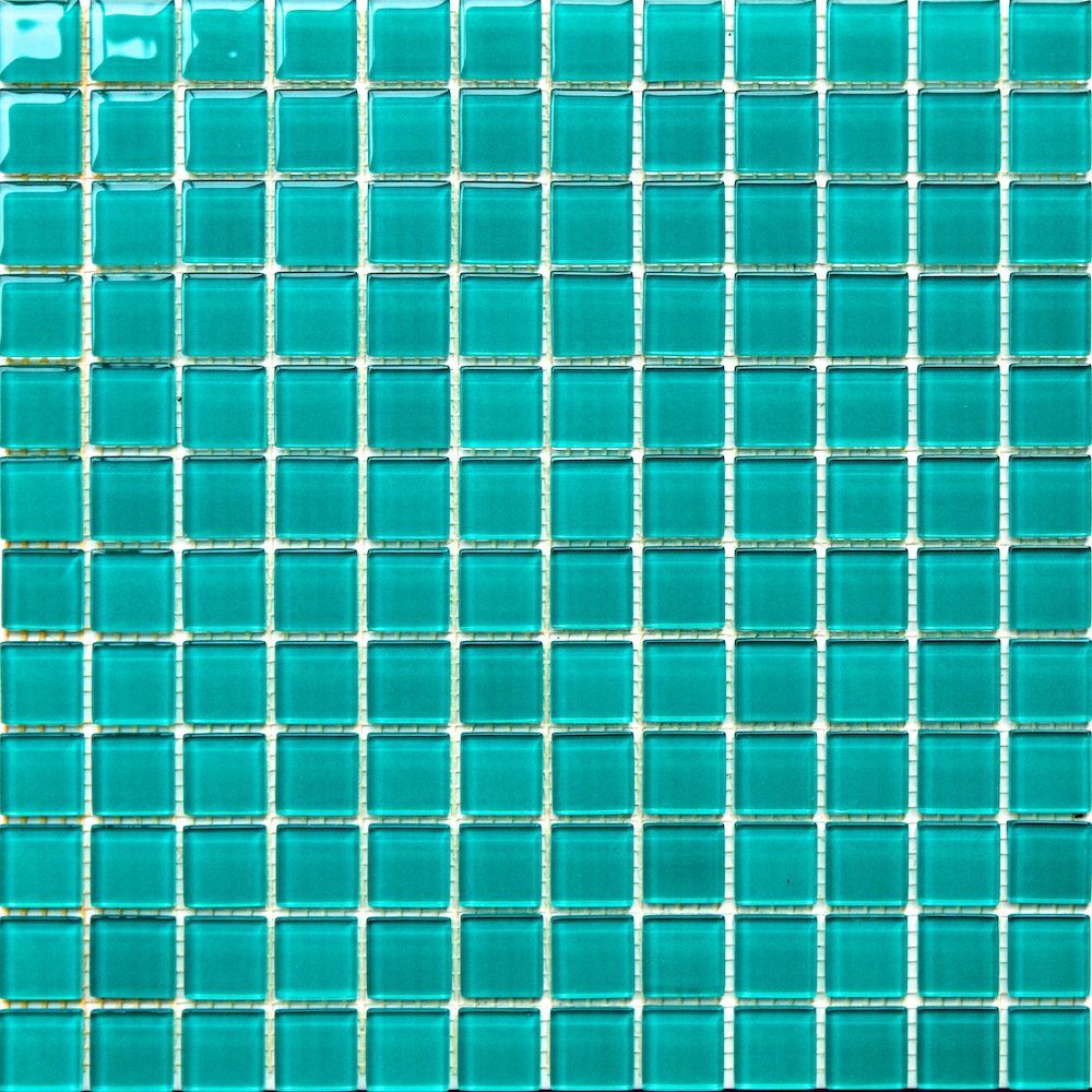 Green Mosaic Tiles Texture