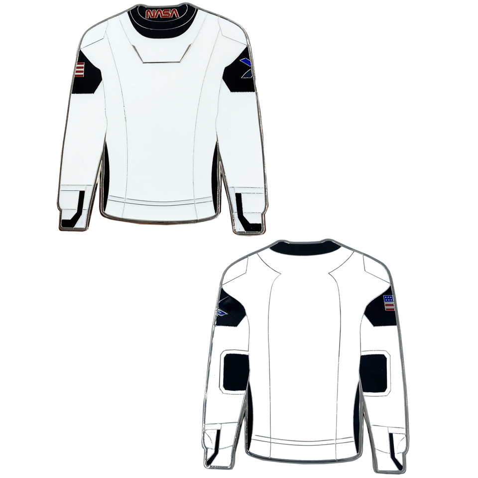 G-015 SpaceX Nasa inspired uniform Shirt Challenge Coin Crew Dragon ...