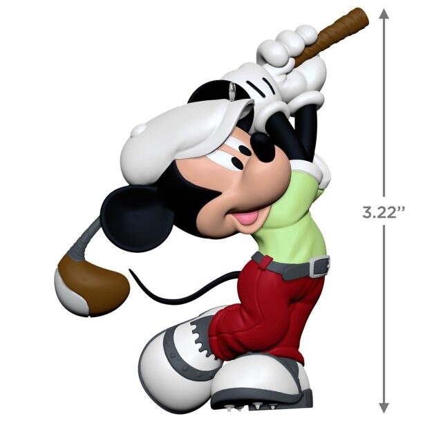 2021 Hallmark IN THE SWING DISNEY Mickey Mouse Golf Keepsake Ornament ...