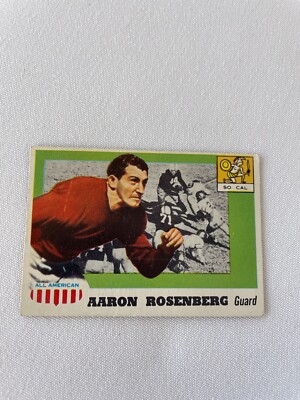 1955 Topps All American #13 Aaron Rosenberg/ A Real Beauty | eBay